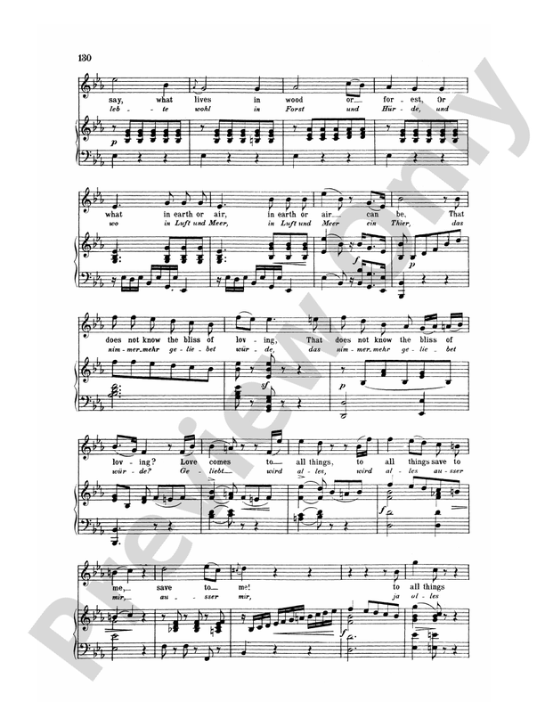 Beethoven: Songs (Complete)-- 66 songs, mostly for Medium Voice (German ...