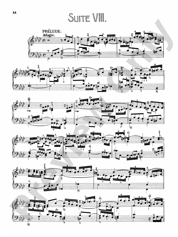 Handel: Suites (Volume I): Suite in F Minor Part - Digital Sheet Music ...