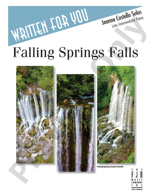 Falling Springs Falls: Piano: Jeanne Costello - Digital Sheet Music Download