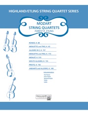 Complete String Quartets: String Quartet Book: Wolfgang Amadeus Mozart | Sheet Music