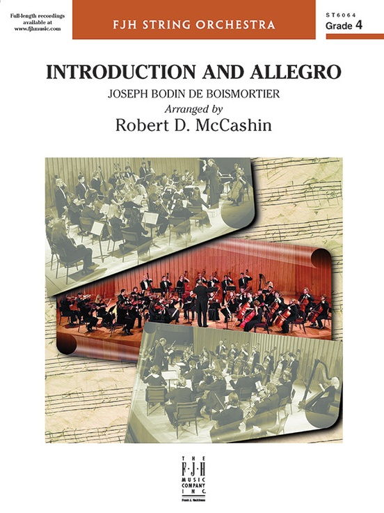 Introduction and Allegro: String Orchestra Conductor Score & Parts: Joseph de Boismortier ...