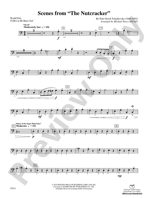 Scenes from The Nutcracker: (wp) B-flat Tuba B.C.: (wp) B-flat Tuba B.C ...