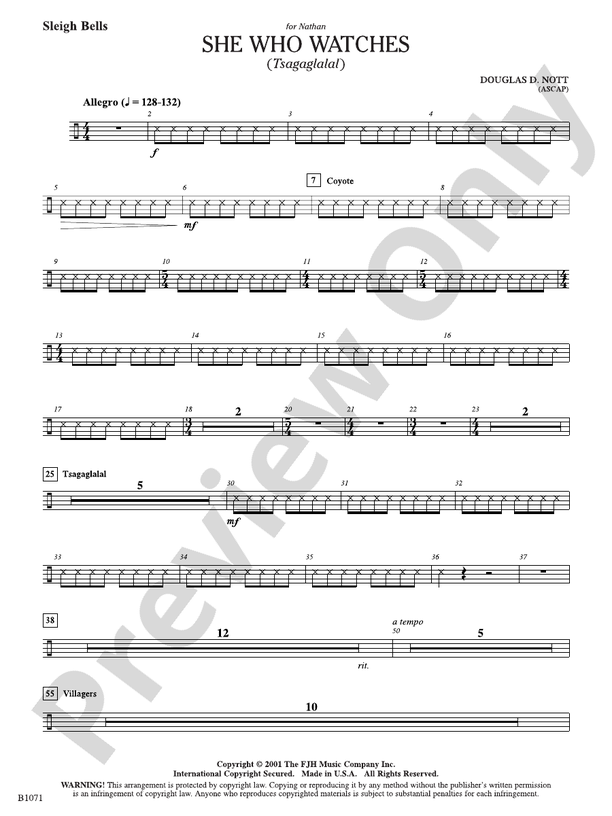 She Who Watches (Tsagaglalal): Sleigh Bells: Sleigh Bells Part: Douglas ...