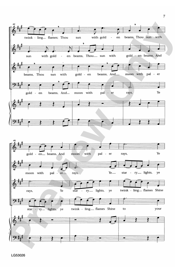 And Sing Eternally (New England Hymnody) (I. Creation - Zion's Hill - A ...