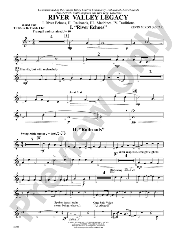 River Valley Legacy (I. River Echoes, II. Railroads, III. Machines, IV ...