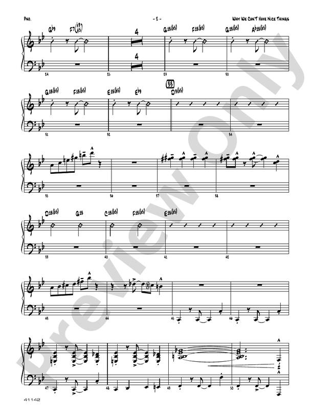 Why We Can T Have Nice Things Piano Accompaniment Piano Accompaniment Part Digital Sheet