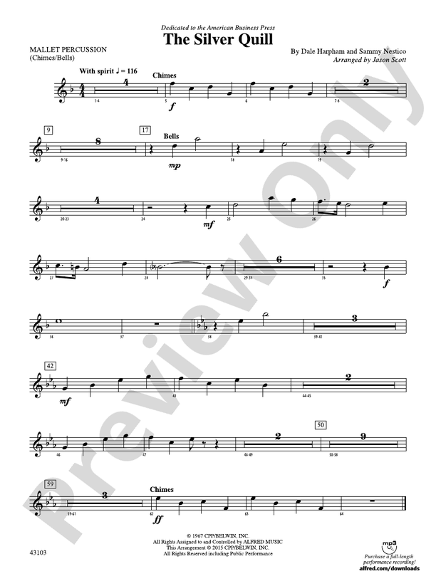 The Silver Quill: Mallets: Mallets Part - Digital Sheet Music Download