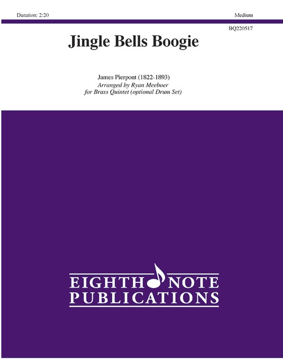 Jingle Bells Boogie: Brass Quintet Score & Parts: James Pierpont ...