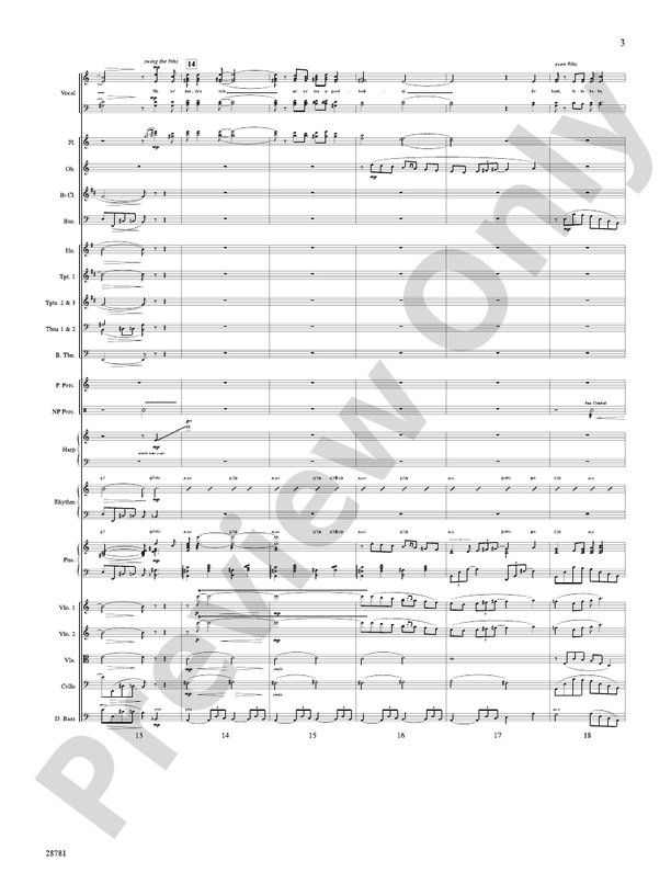 Summertime (from the musical Porgy and Bess): Score: Choir Score ...