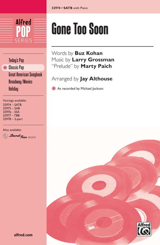 Gone Too Soon: SATB Choral Octavo: Mary Paich | Sheet Music