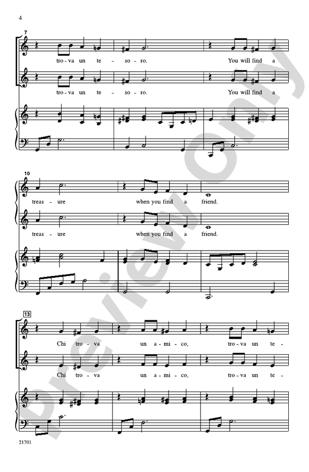 Due Piccole Canzoni (Two Little Songs): 2-Part Choral Octavo: Jerry ...
