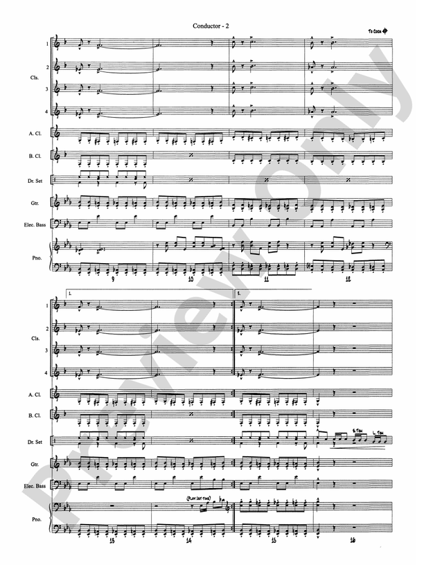 Batman Theme: Score: Clarinet Score - Digital Sheet Music Download