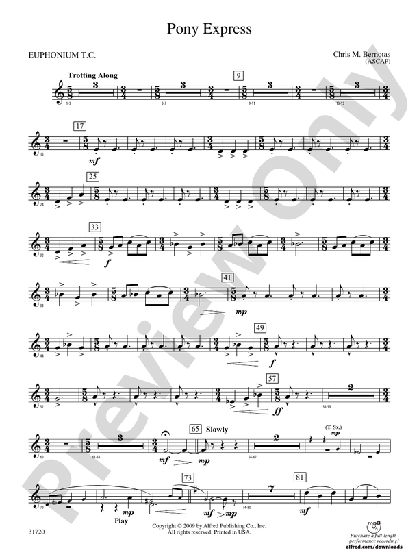 Pony Express: (wp) Baritone T.C.: (wp) Baritone T.C. World Part ...