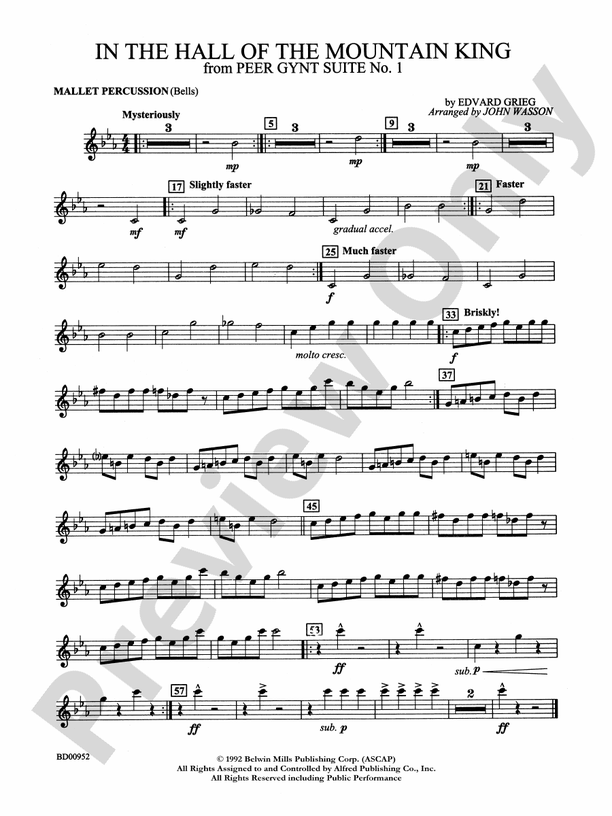 In the Hall of the Mountain King (from Peer Gynt Suite No. 1): Mallets ...
