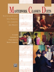 Masterwork Classics Duets, Level 1: Piano Duet (1 Piano, 4 Hands) Book | Sheet Music