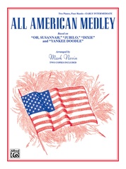 Patriotic Medley: Piano Quartet (2 Pianos, 8 Hands) Sheet (2 copies ...