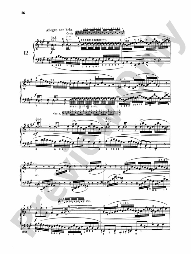 Bach: Two-Part Inventions (Ed. Mason): 12. Two-Part Invention Part ...