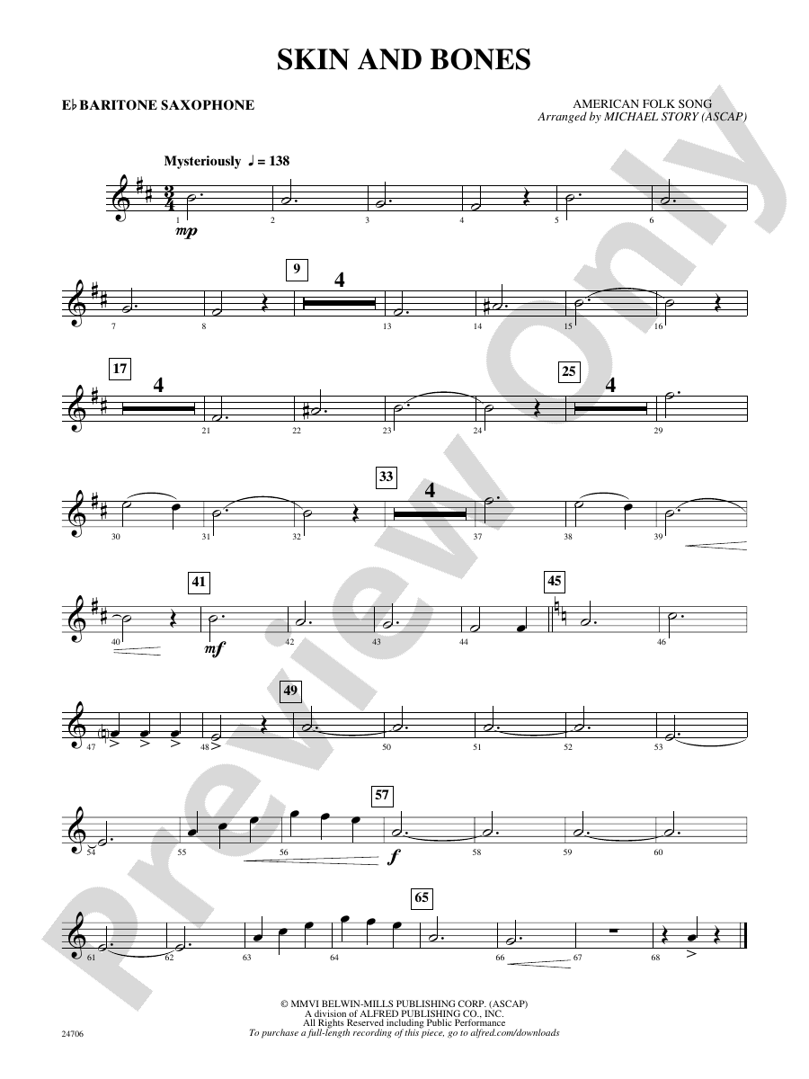 Skin and Bones: E-flat Baritone Saxophone: E-flat Baritone Saxophone ...