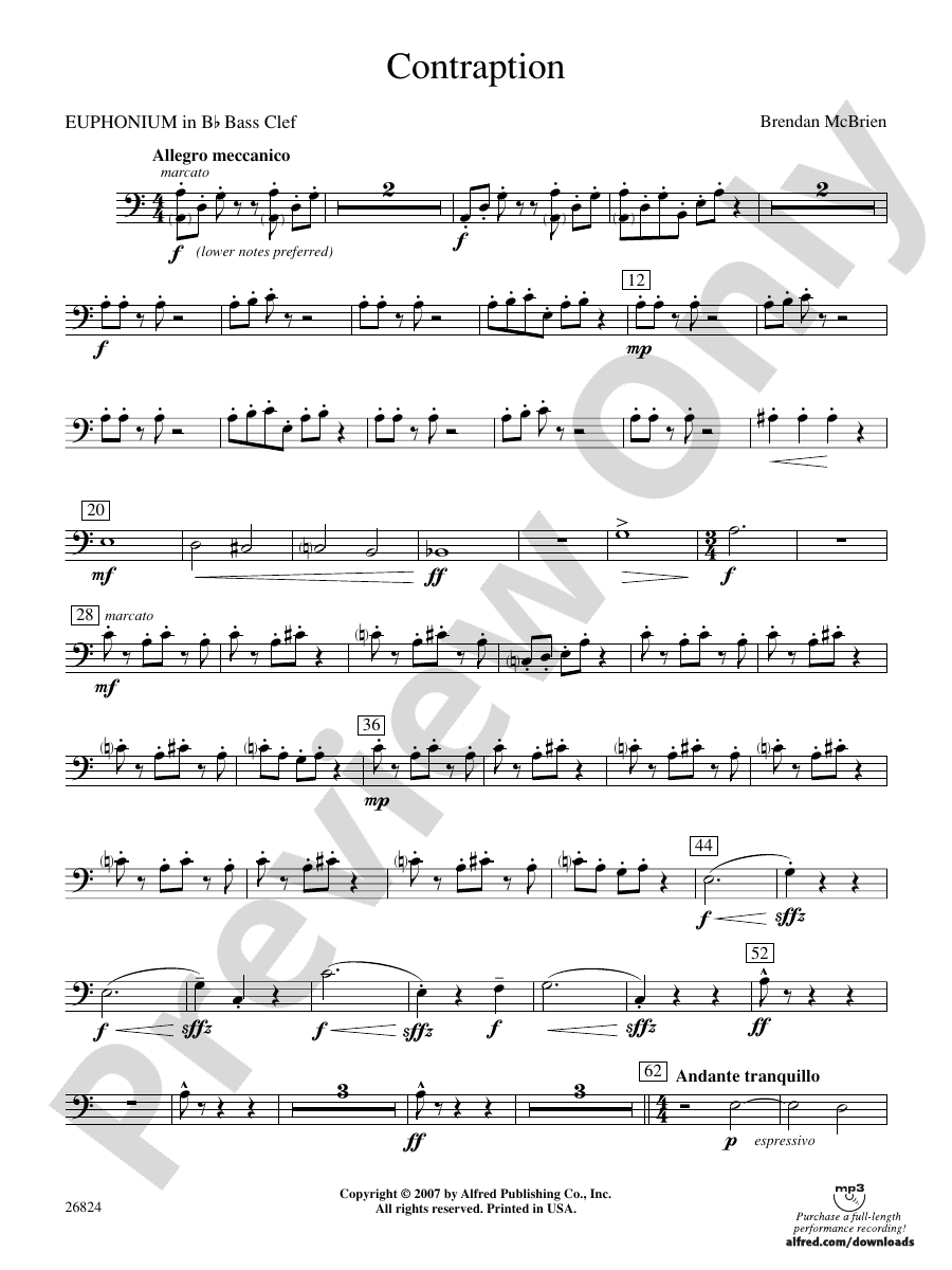 Contraption: (wp) B-flat Baritone B.C.: (wp) B-flat Baritone B.C. World ...