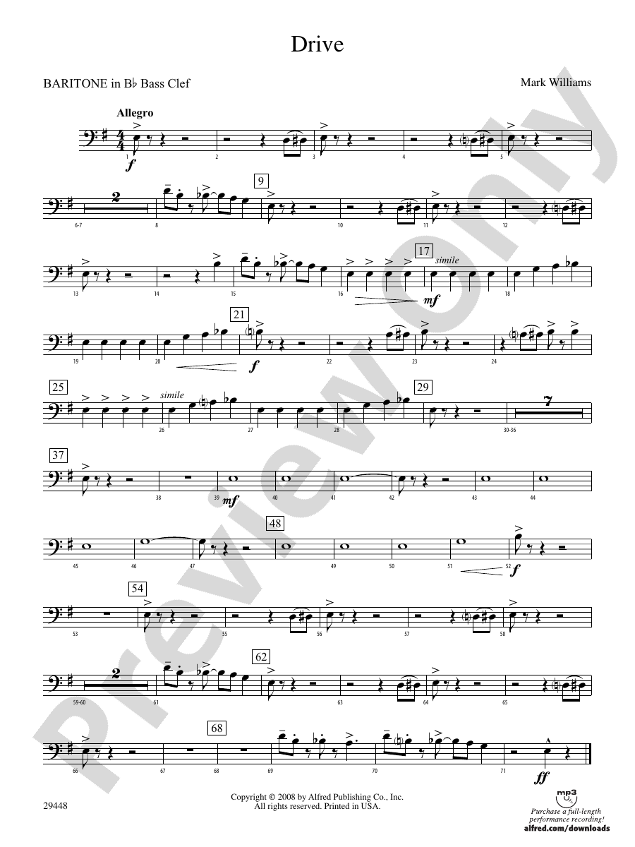 Drive: (wp) B-flat Baritone B.C.: (wp) B-flat Baritone B.C. World Part ...