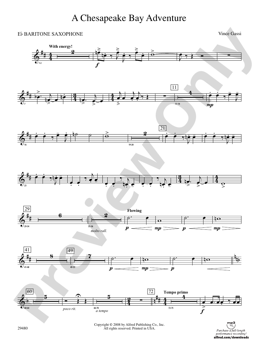 A Chesapeake Bay Adventure: E-flat Baritone Saxophone: E-flat Baritone ...