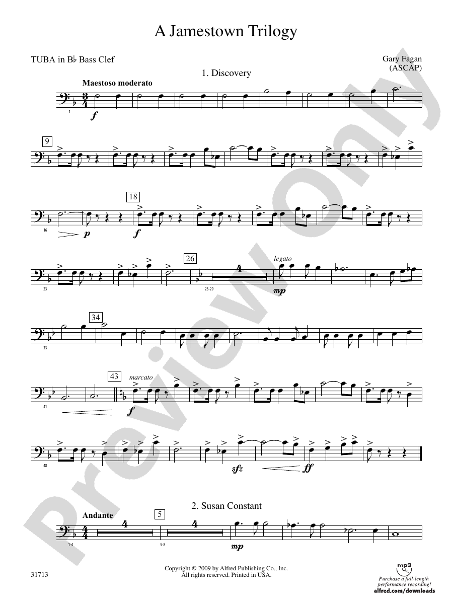 A Jamestown Trilogy: (wp) B-flat Tuba B.C.: (wp) B-flat Tuba B.C. World ...