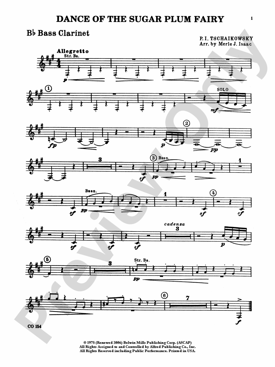 Nutcracker Ballet, Set I ("Dance of the Sugar Plum Fairy" and "Waltz of ...