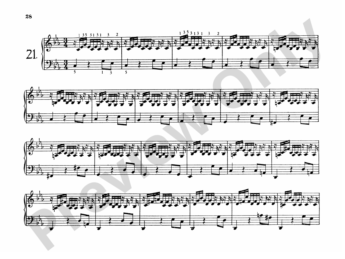 Bach: The First Bach Book (Fing. Alexander Lipsky): 21. Prelude in C ...