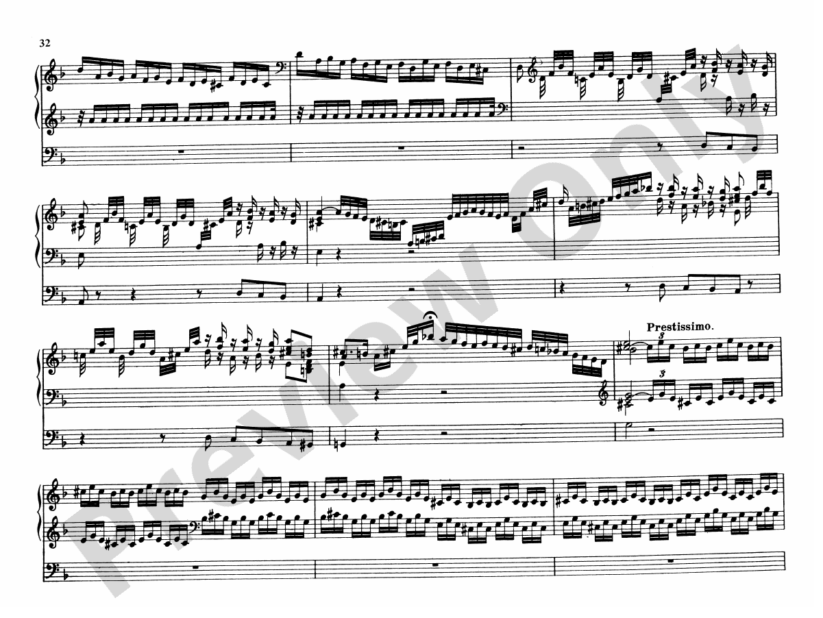 Bach: Complete Organ Works, Volume IV: No. 4, Toccata Part - Digital Sheet Music Download