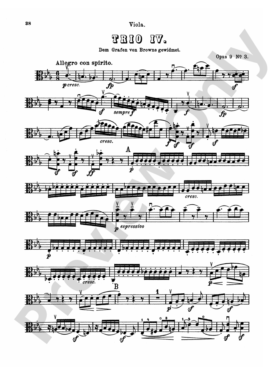 Beethoven: String Trio Compilations: 4. Trio, Op. 9, No. 3 in C Minor ...