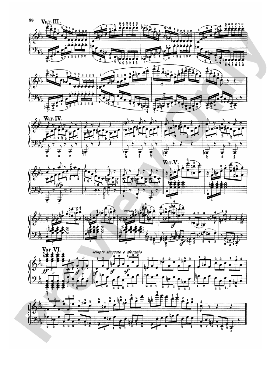 Beethoven: Variations (Volume I): 7. 32 Variations, C Minor Part ...