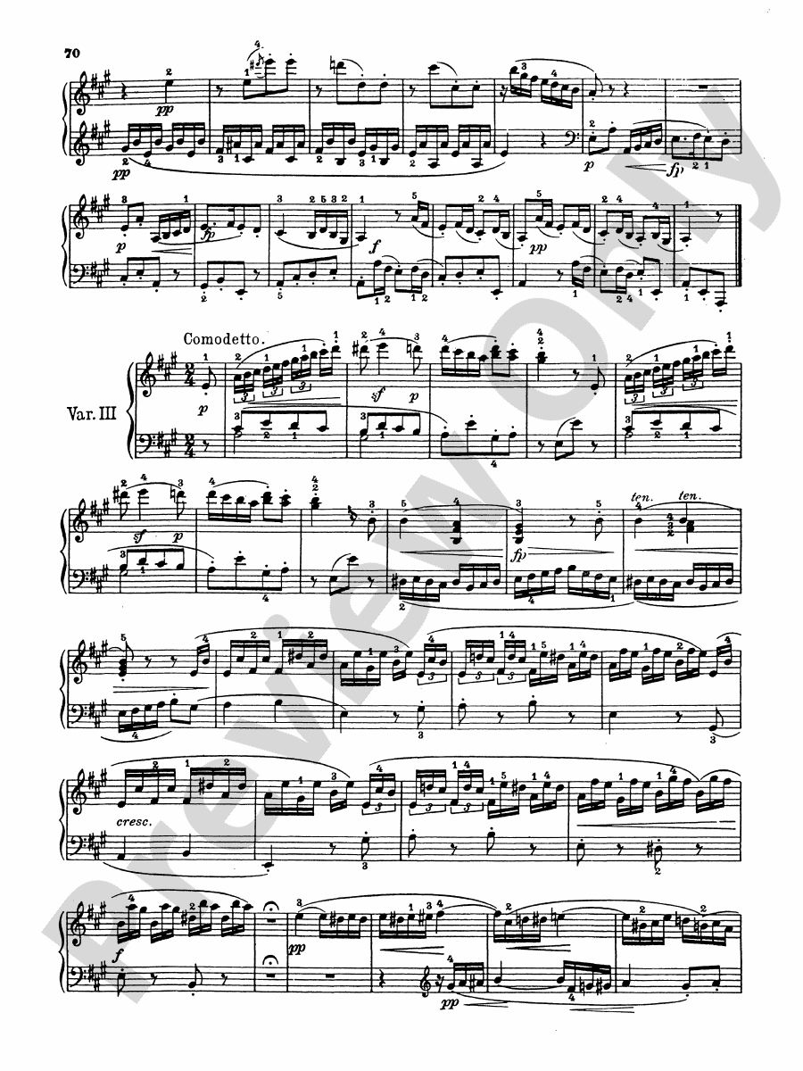 Beethoven: Variations (Volume II): Thirteen Variations on "Es war ...