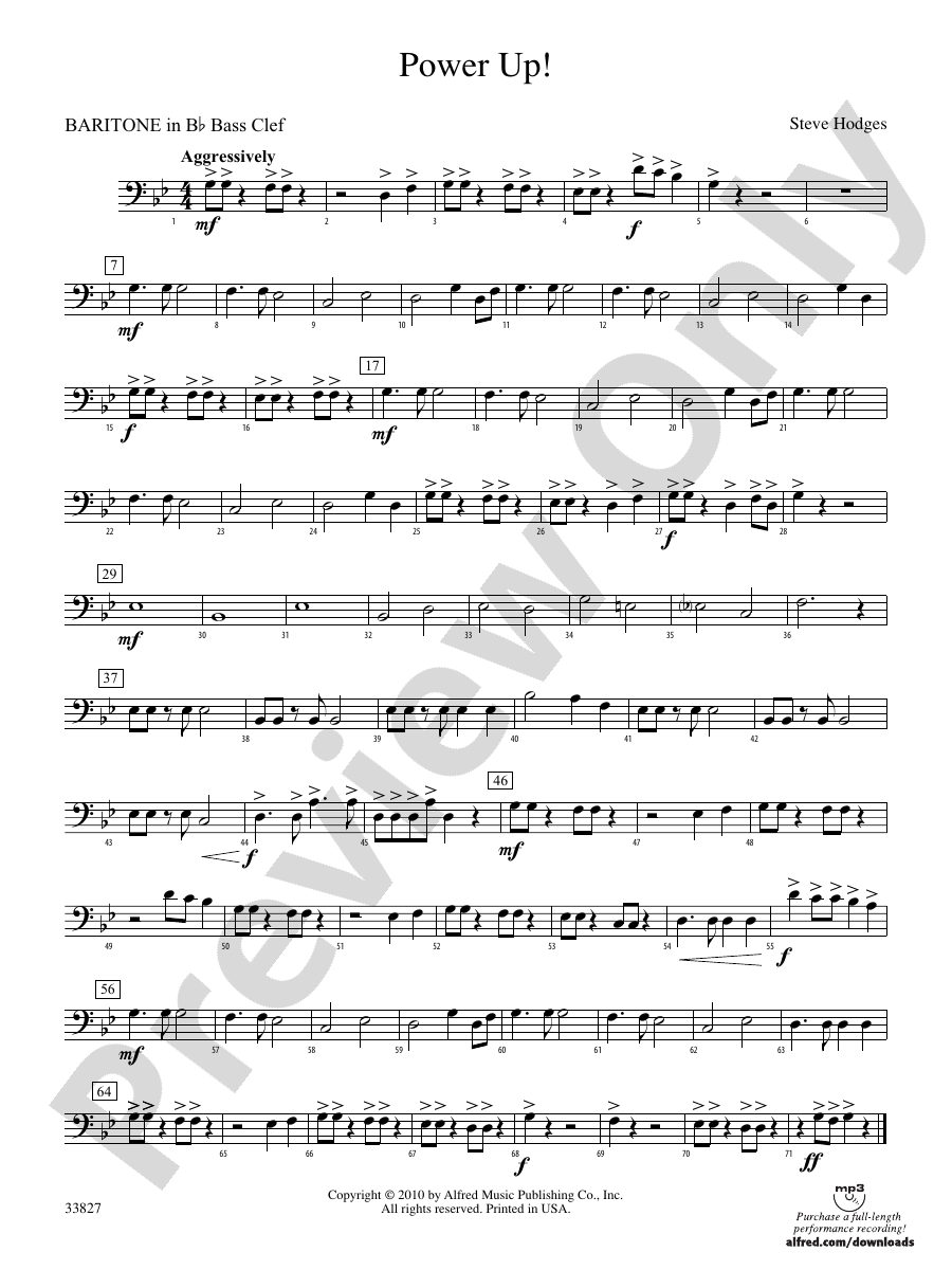 Power Up!: (wp) B-flat Baritone B.C.: (wp) B-flat Baritone B.C. World ...