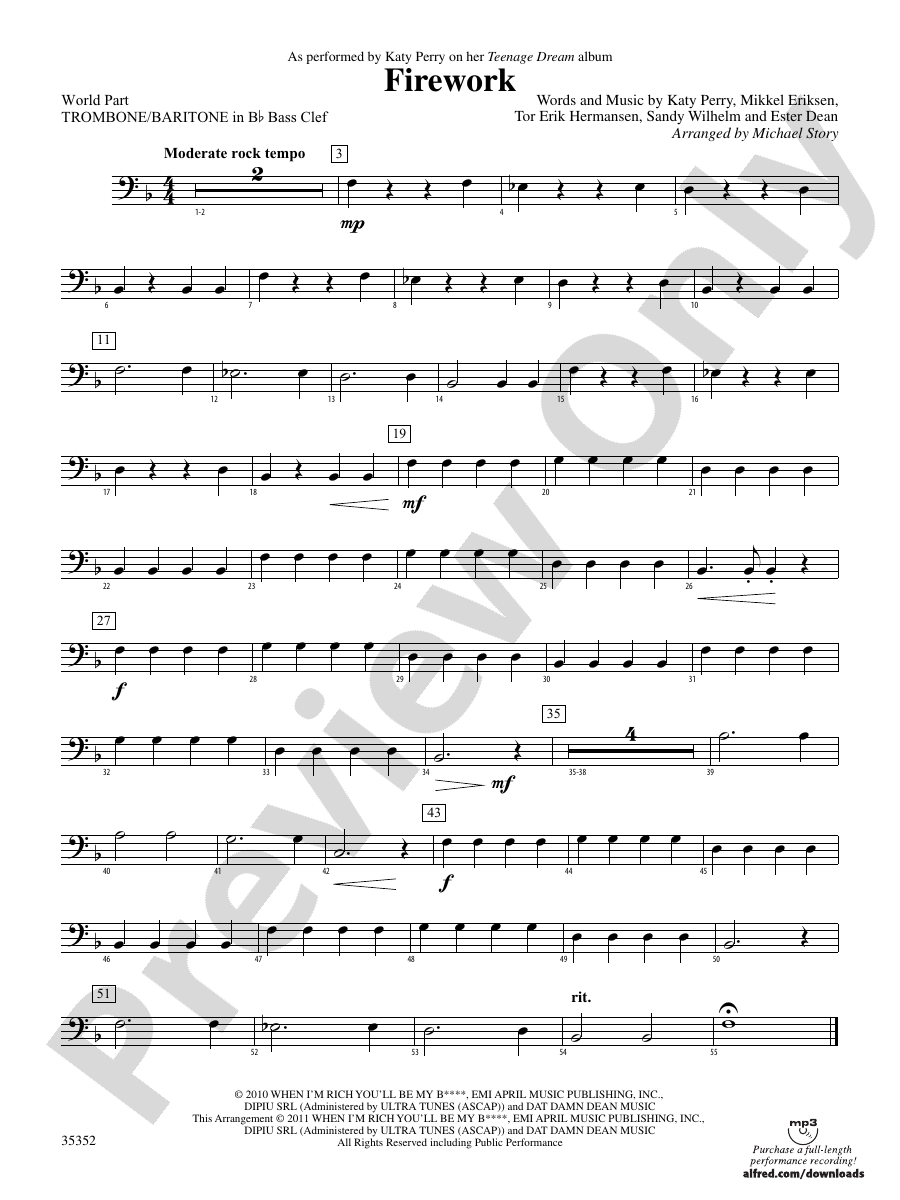 Firework: (wp) B-flat Baritone B.C.: (wp) B-flat Baritone B.C. World ...