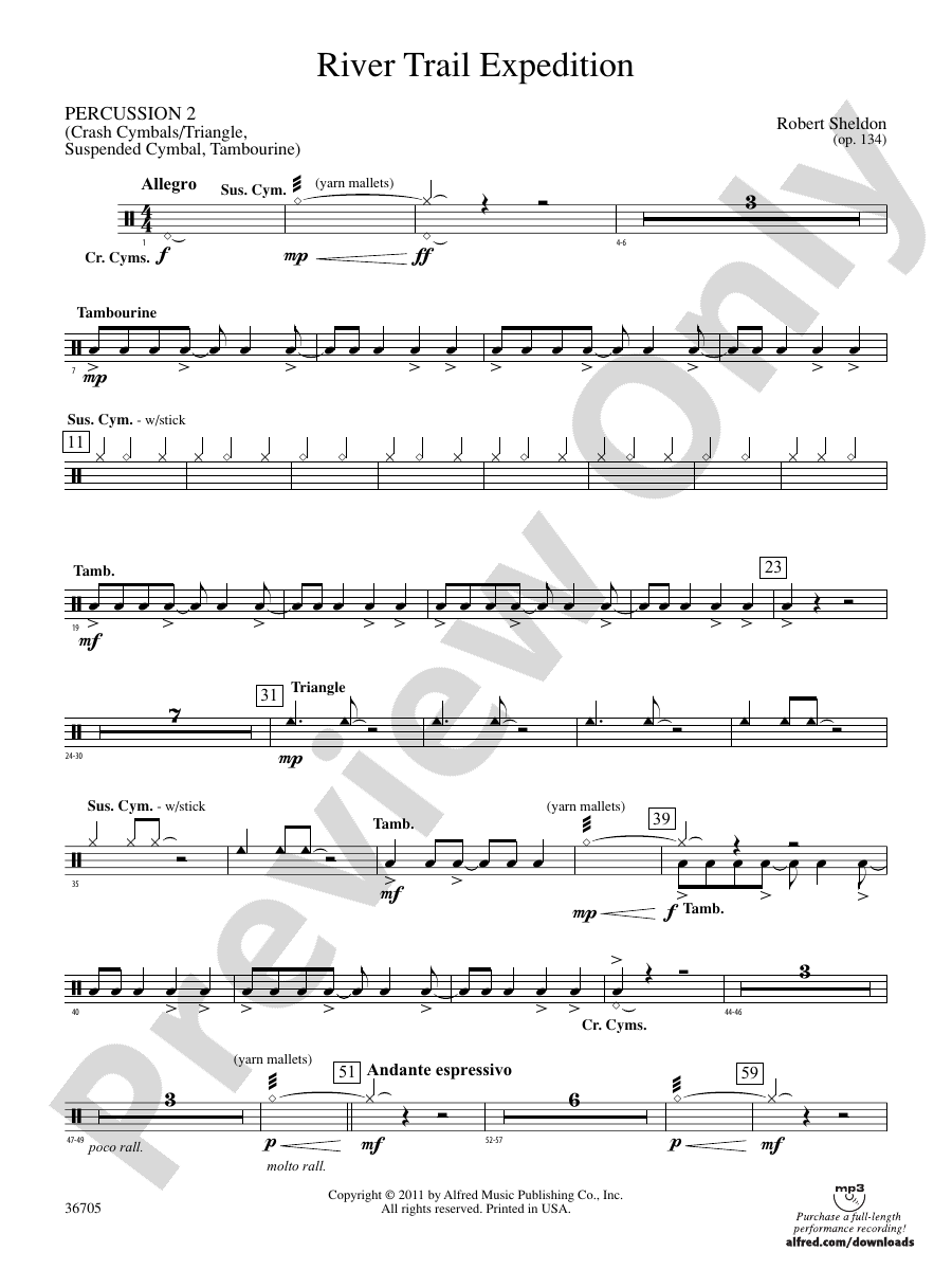 River Trail Expedition: 2nd Percussion: 2nd Percussion Part - Digital ...