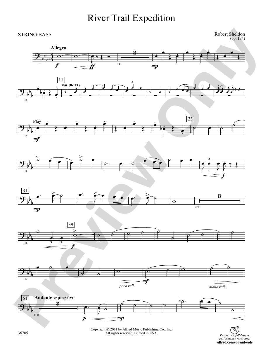 River Trail Expedition: (wp) String Bass: (wp) String Bass World Part - Digital Sheet Music Download