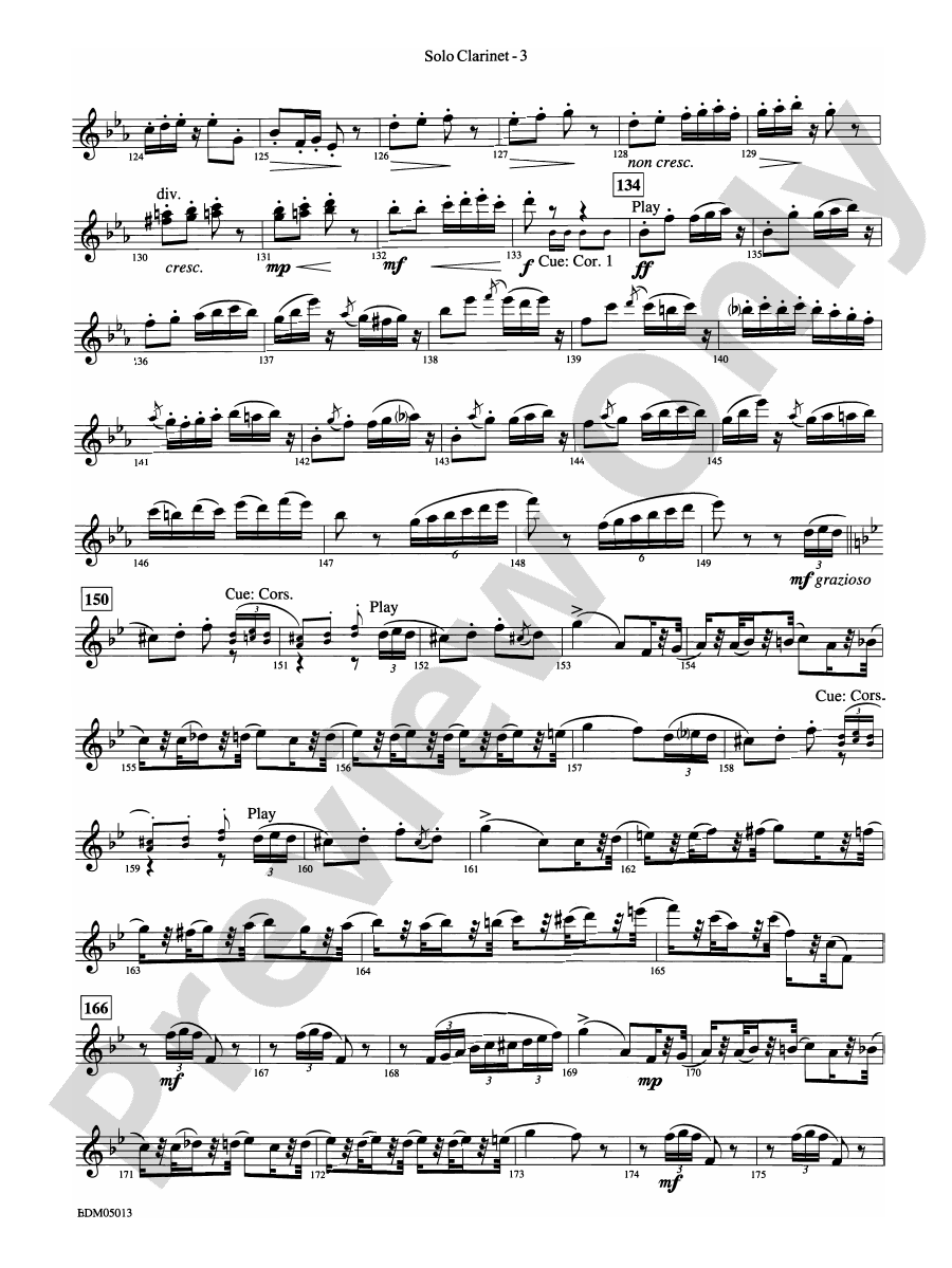 Pineapple Poll (Suite from the Ballet): Solo Clarinet: Solo Clarinet Part - Digital Sheet Music ...