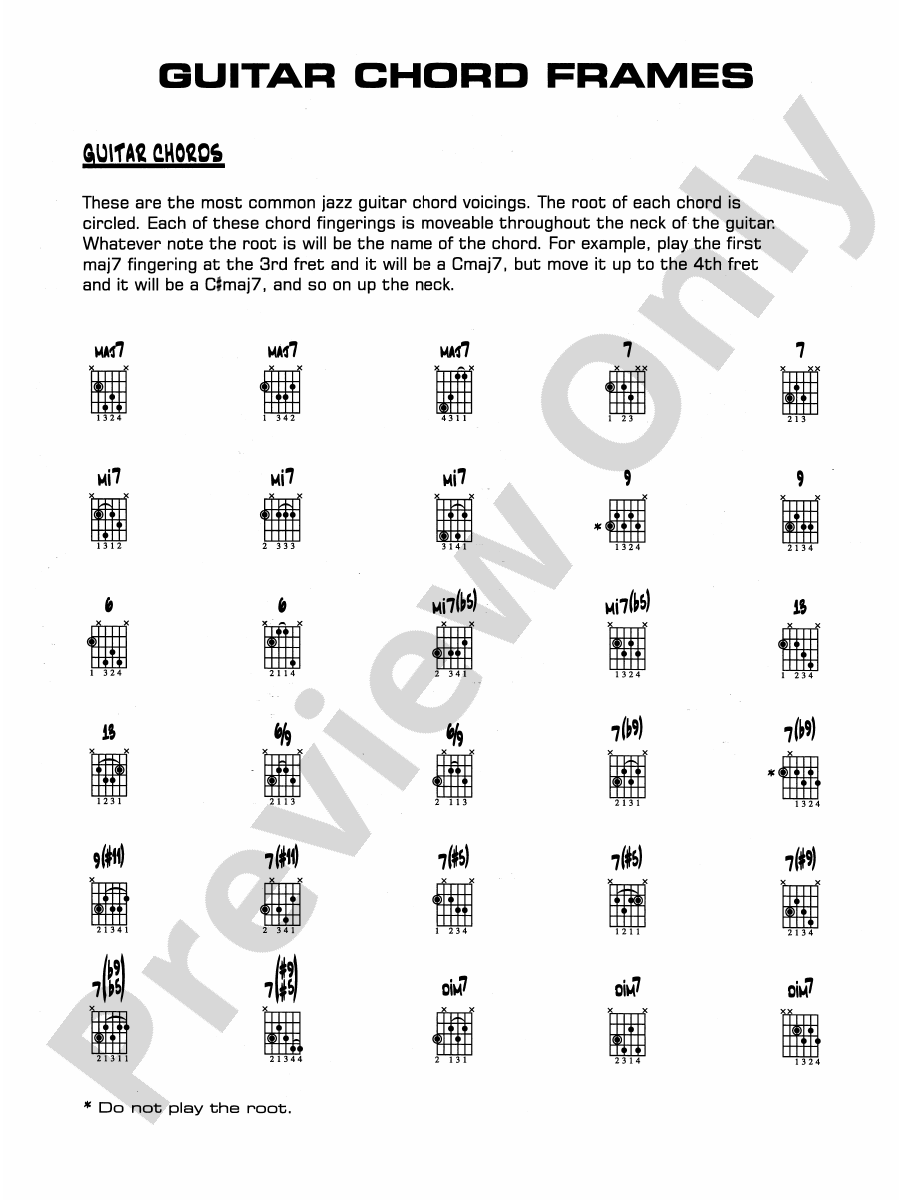 Summertime: Guitar Chords: Guitar Chords Part - Digital Sheet Music ...