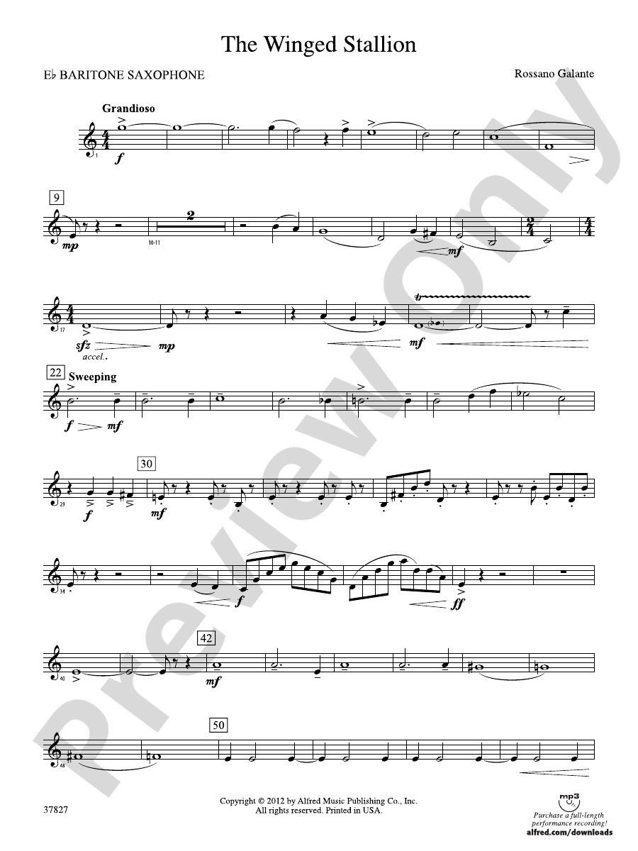 The Winged Stallion: E-flat Baritone Saxophone: E-flat Baritone ...