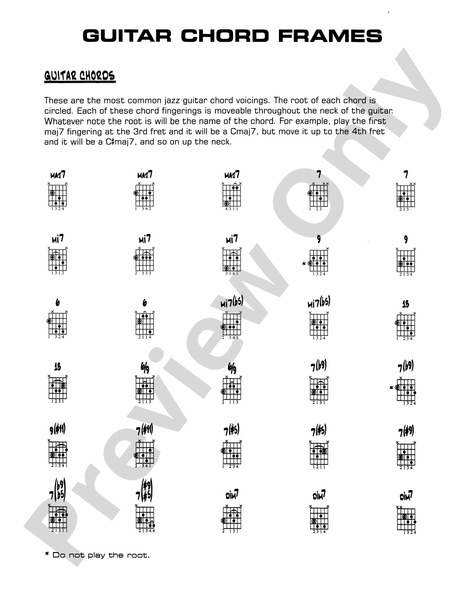 Rumba Latina: Guitar Chords: Guitar Chords Part - Digital Sheet Music ...