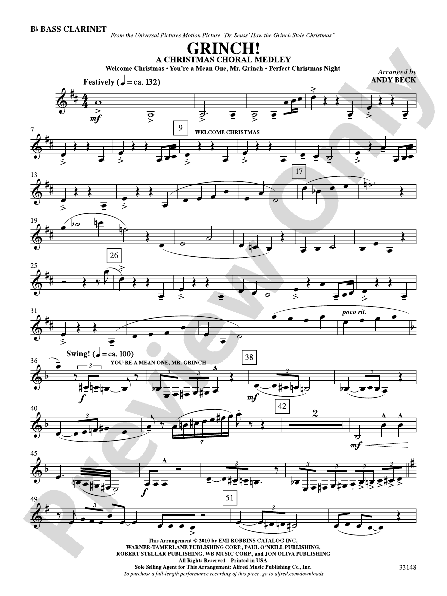 Grinch! A Christmas Choral Medley (from the motion picture Dr. Seuss ...