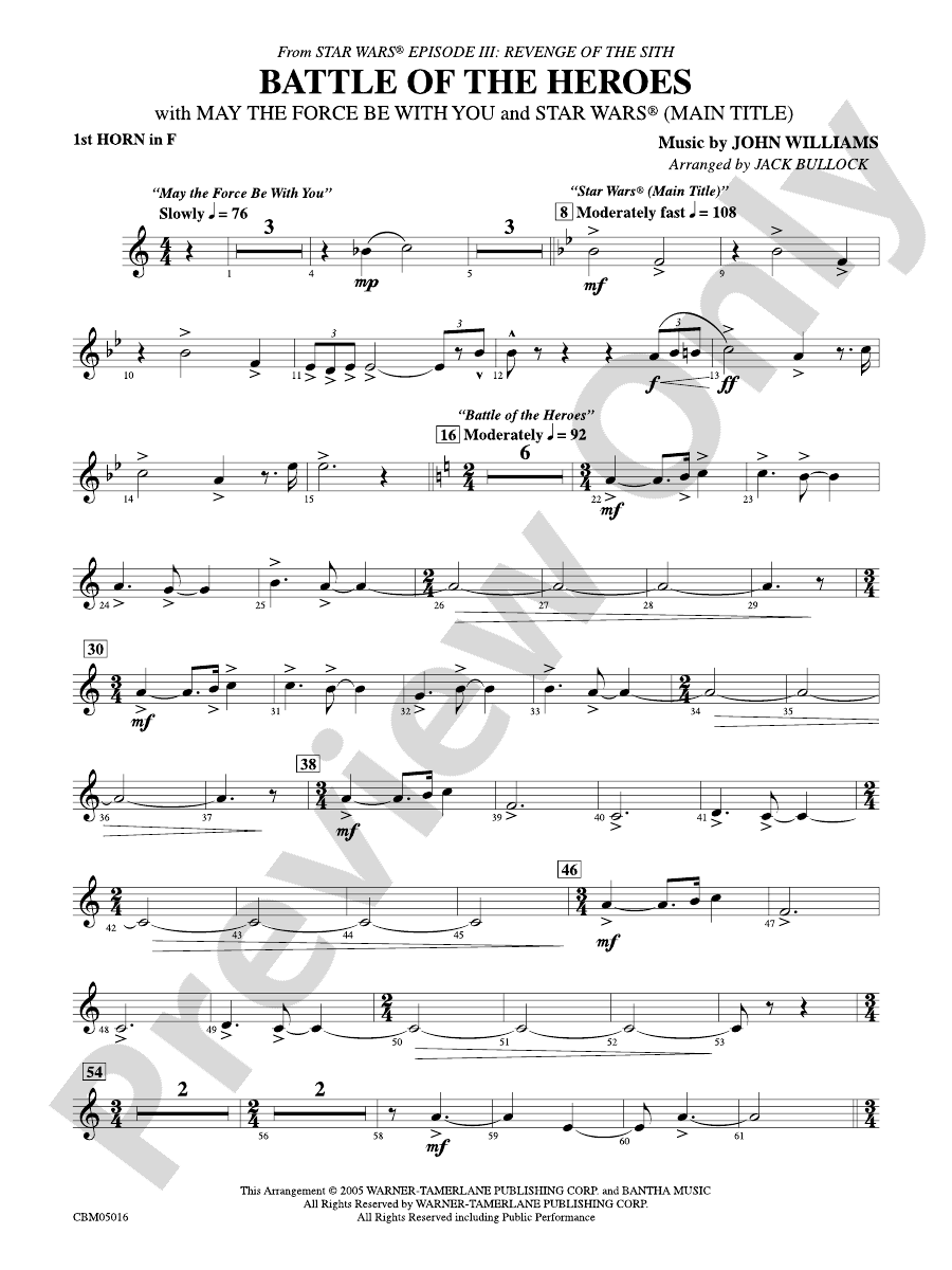 The Battle of the Heroes (from Star Wars®: Episode III Revenge of the ...