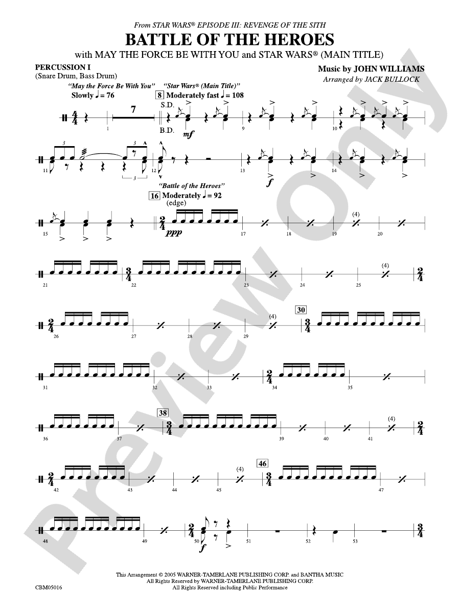 The Battle of the Heroes (from Star Wars®: Episode III Revenge of the ...