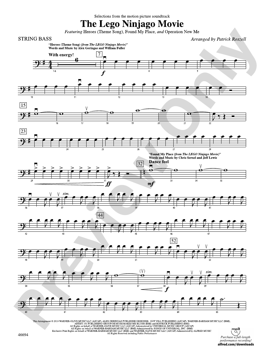 The LEGO® Ninjago® Movie™: Selections from the Motion Picture ...