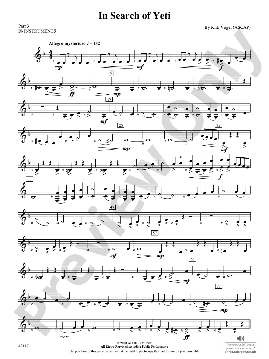 In Search of Yeti: Part 3 - B-flat Instruments: Part 3 - B-flat ...