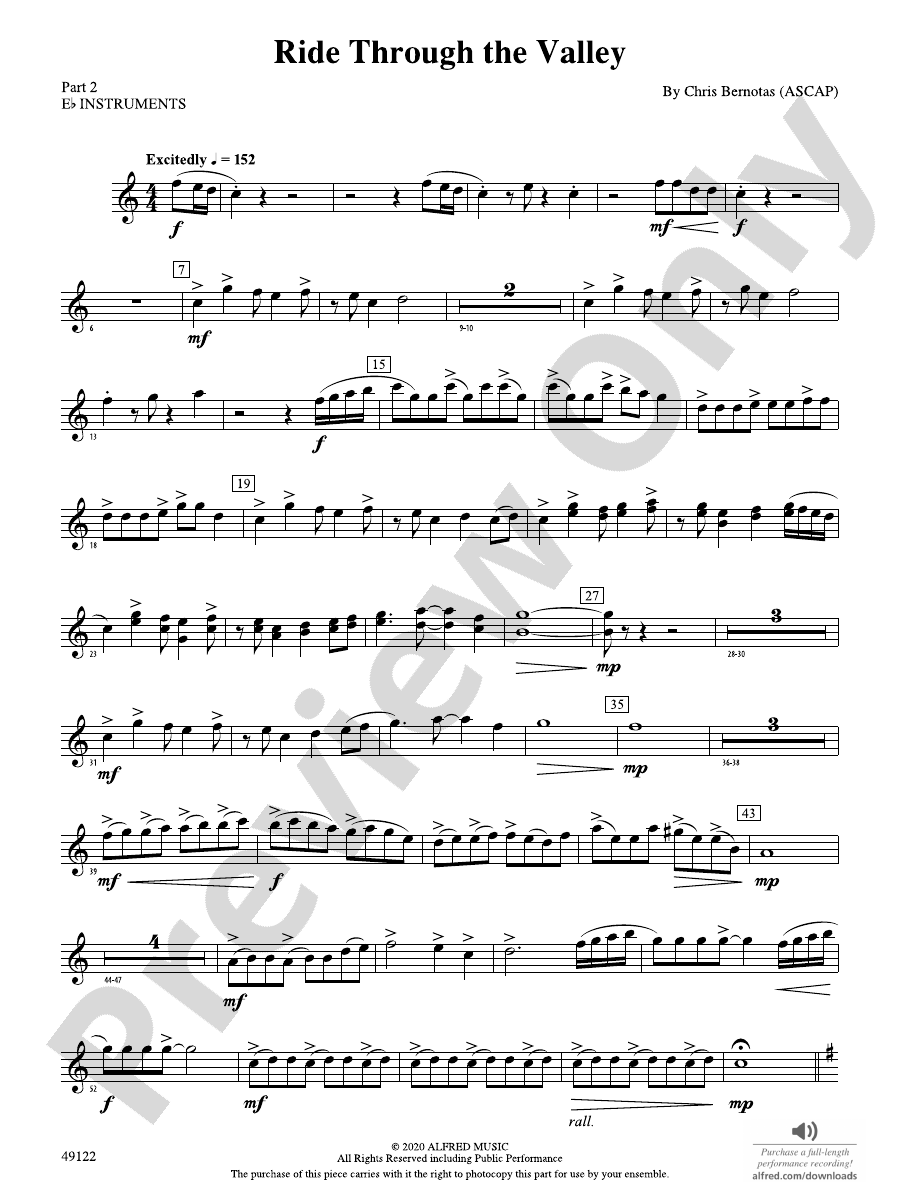Ride Through the Valley: Part 2 - E-flat Instruments: Part 2 - E-flat ...