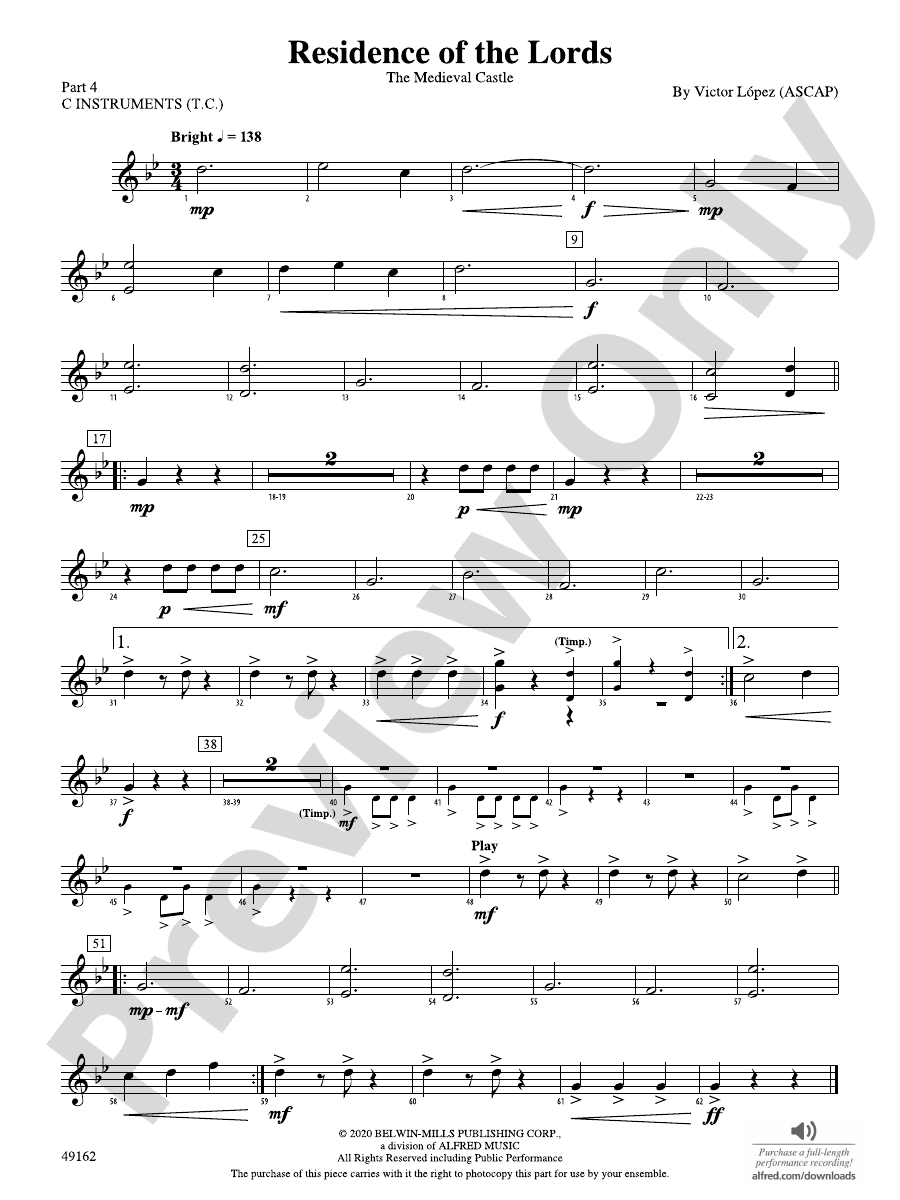 Residence of the Lords: Part 4 - C Instruments (T.C.): Part 4 - C ...