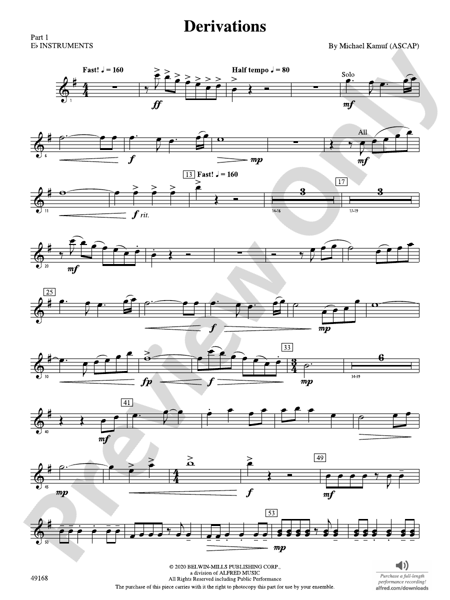 Derivations: Part 1 - E-flat Instruments: Part 1 - E-flat Instruments ...