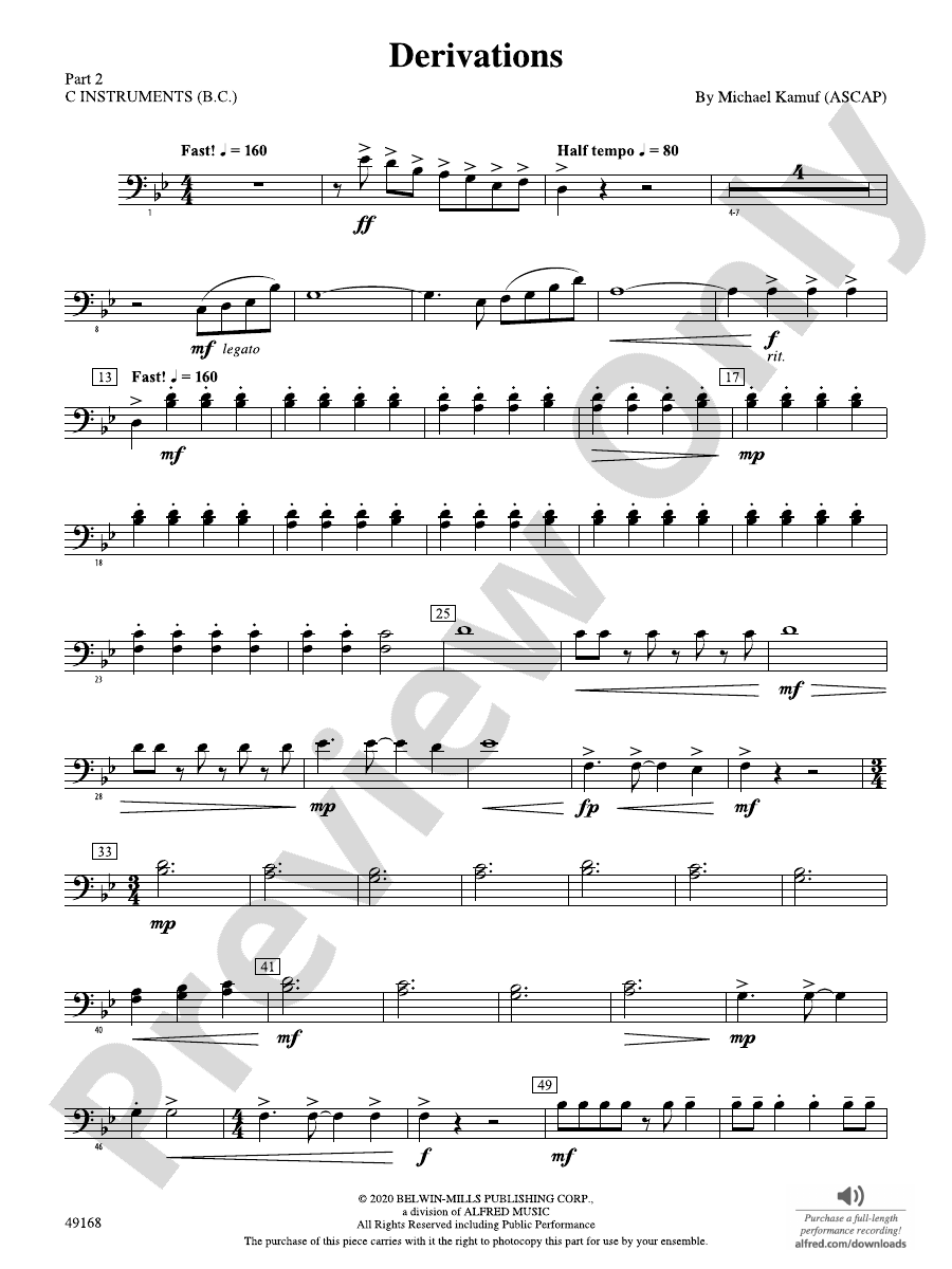 Derivations: Part 2 - C Instruments (B.C.): Part 2 - C Instruments (B.C.) Part - Digital Sheet ...