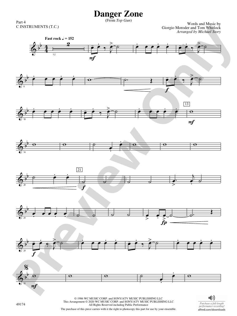 Danger Zone Part 4 C Instruments Tc Part 4 C Instruments Tc Part Digital Sheet 7233